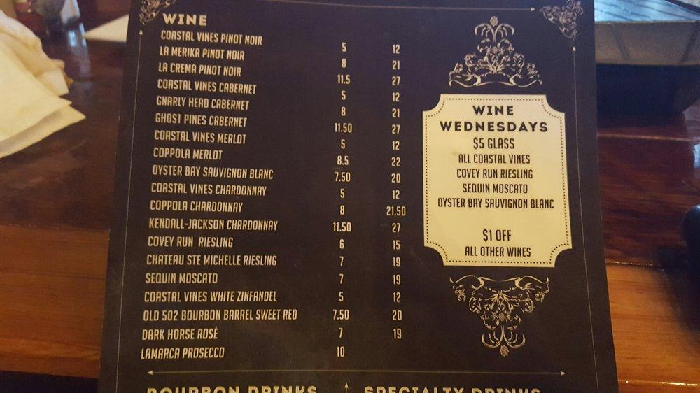 Menu at Midway Cafe, Fort Thomas
