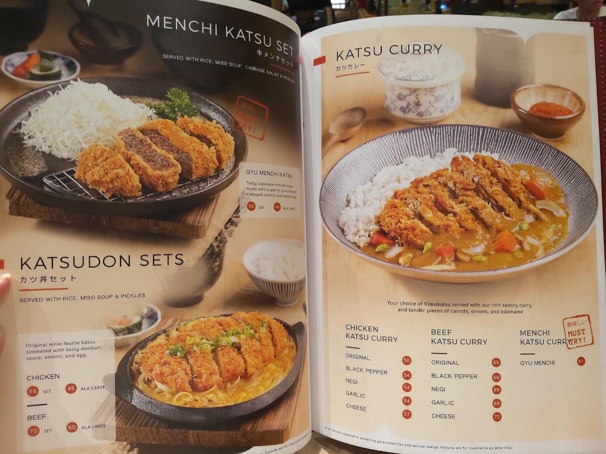 Menu at Kimukatsu Grand Indonesia restaurant, Central Jakarta, Grand ...