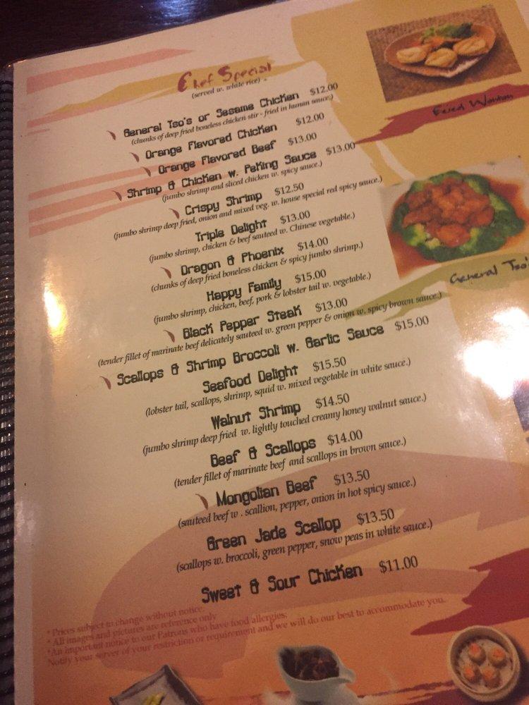 Menu at Rice Fusion restaurant, Dover