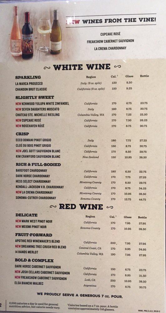 Menu at BJ's Restaurant & Brewhouse, Livonia