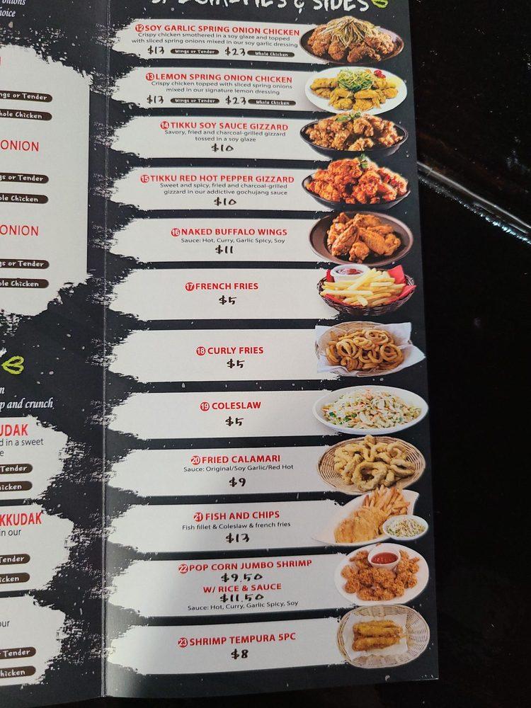 Menu at 충만 치킨 스와니 (Choong Man Chicken - Suwanee)(CM Chicken) restaurant ...