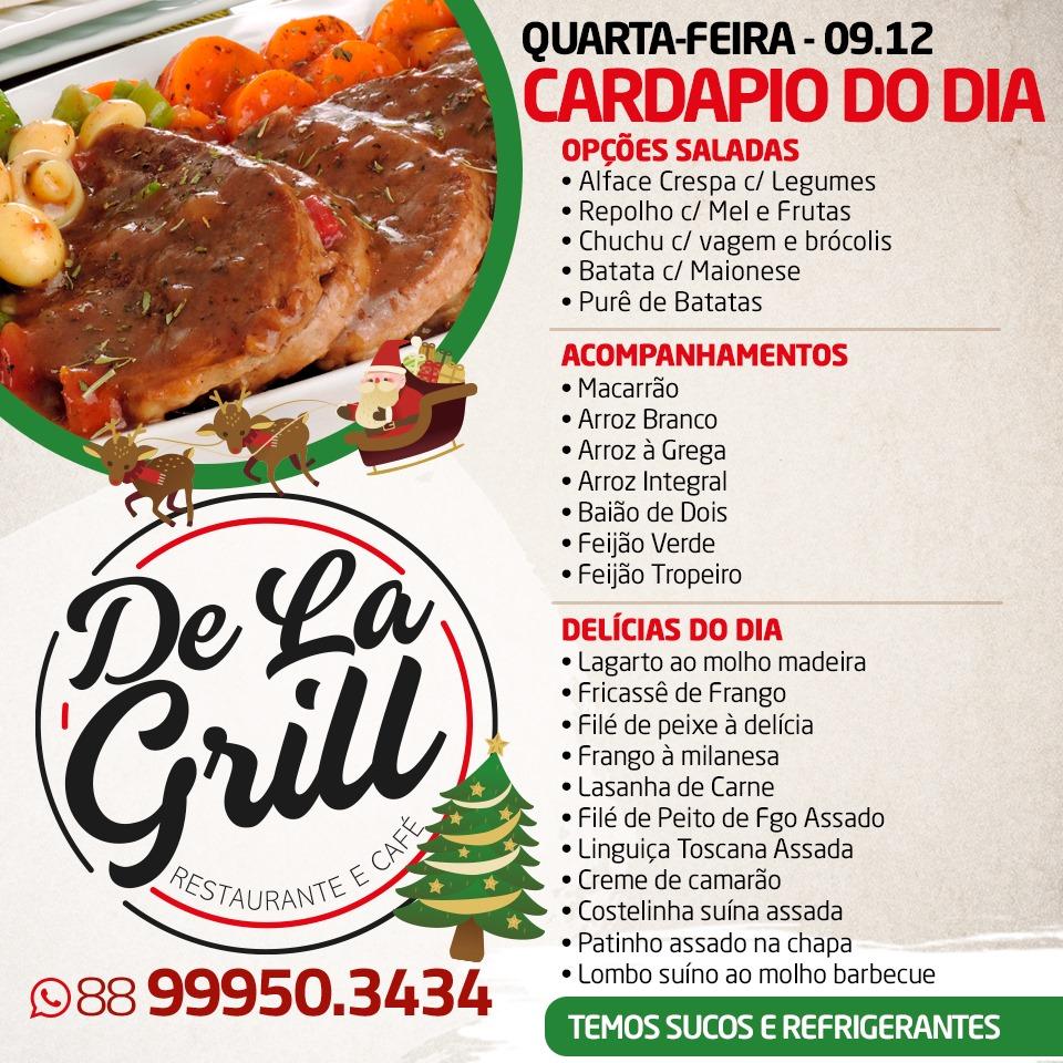 Carta del restaurante De La Grill Self-service, Sobral