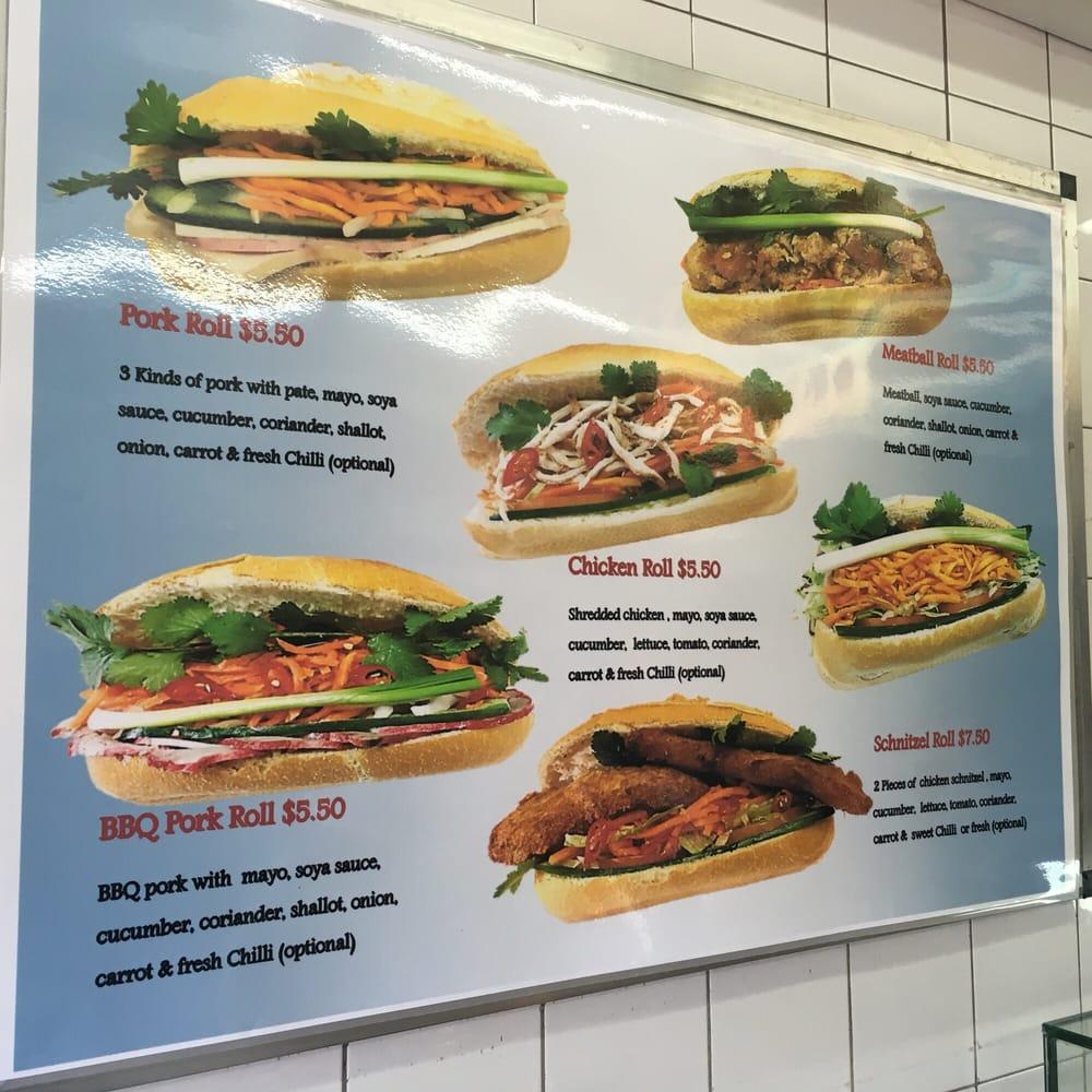 Menu at Hong Ha Bakery Mascot, Mascot