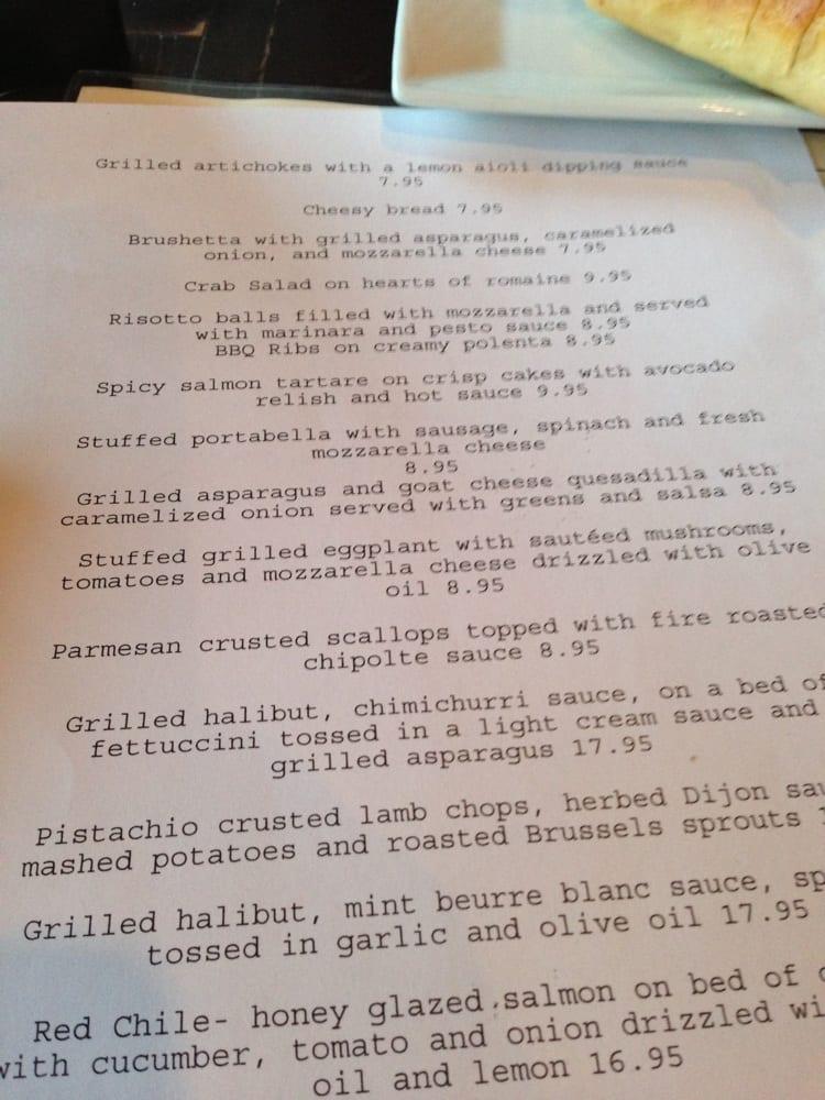 Menu at Grazie Restaurant, Novato