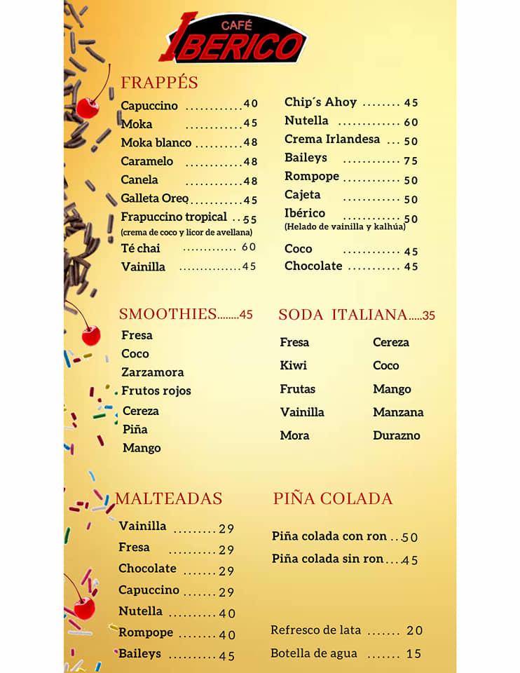 Carta de Café Ibérico, Yuriria