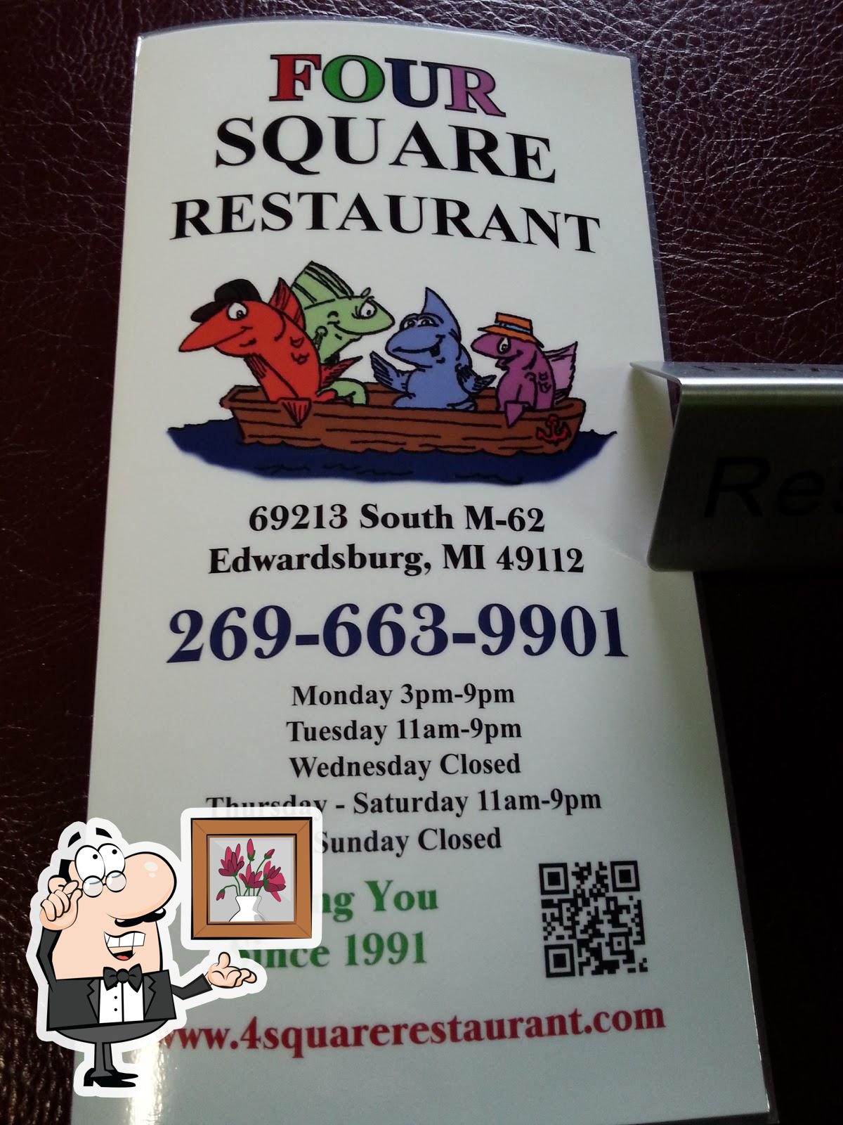 Four Square Restaurant Edwardsburg, MI, Edwardsburg - Restaurant menu ...