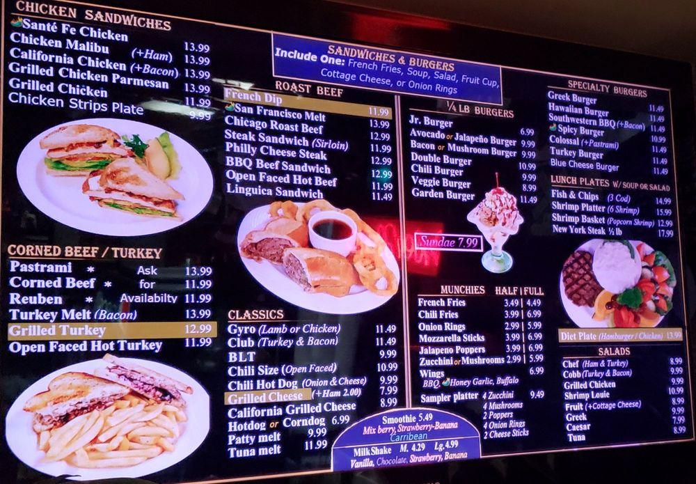 Menu at Golden Ox Family Diner restaurant, Lodi