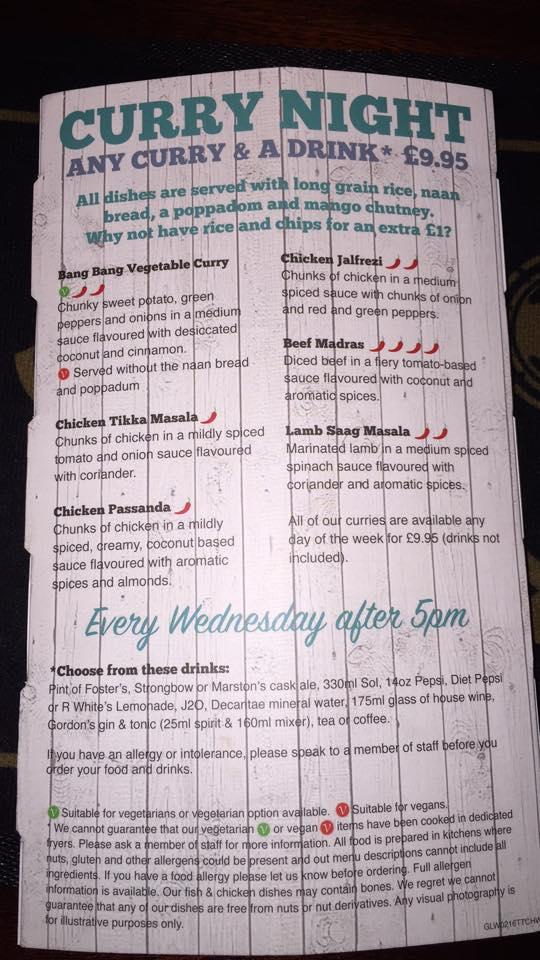Menu at Ship Inn pub & bar, Solva, 15 Main Street