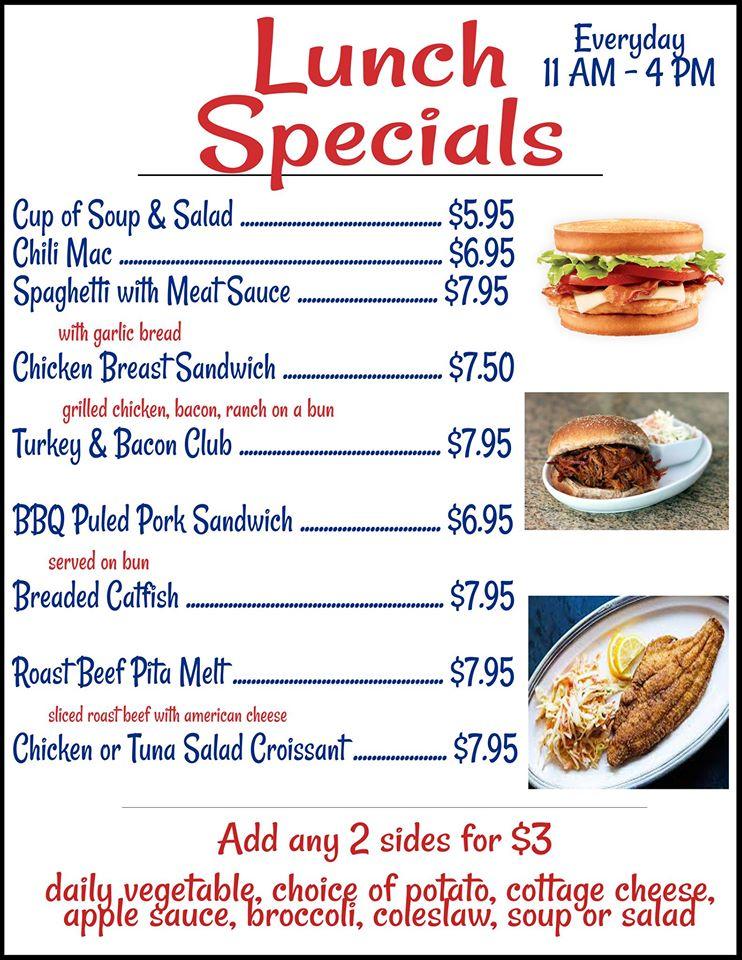 Menu at Troy Family Restaurant, Troy