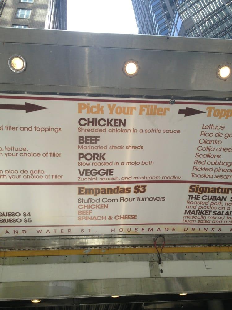 Menu at Blend, West New York