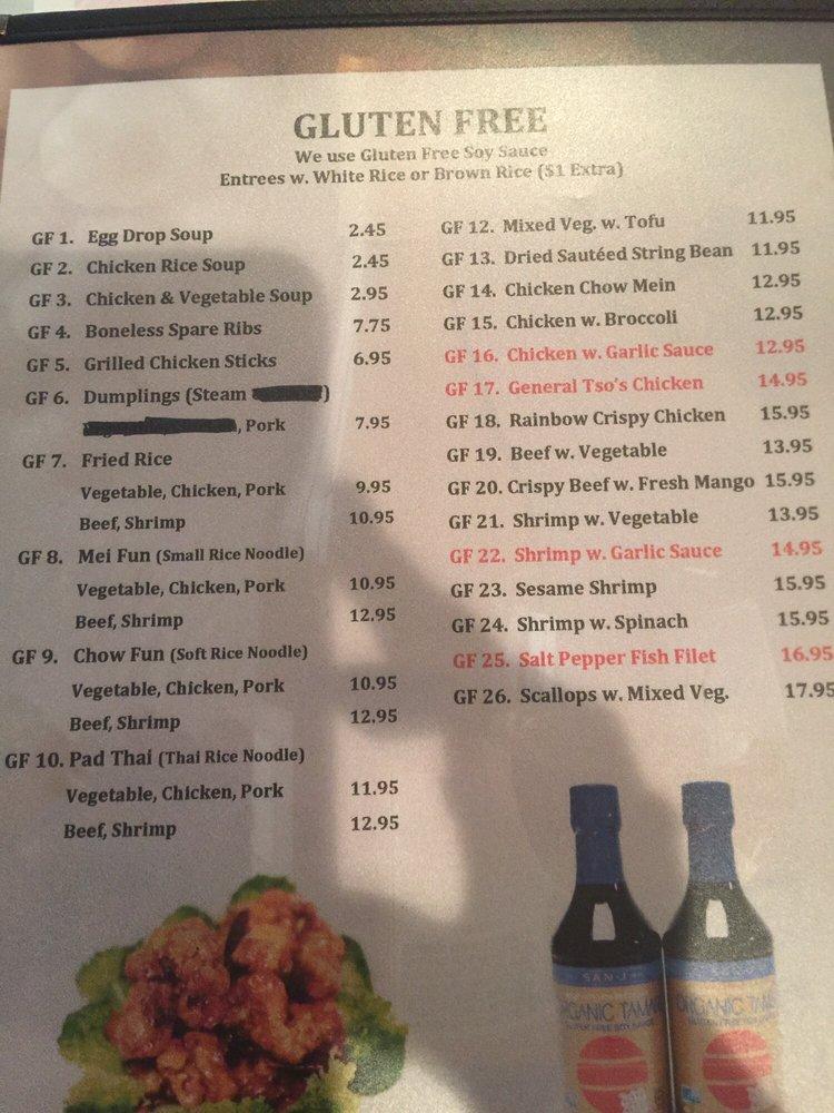 Menu at Dim Sum II Chinese Restaurant, Cranford