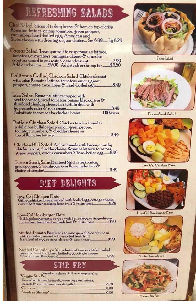Menu at Friendship House Family Restaurant, Eagle River