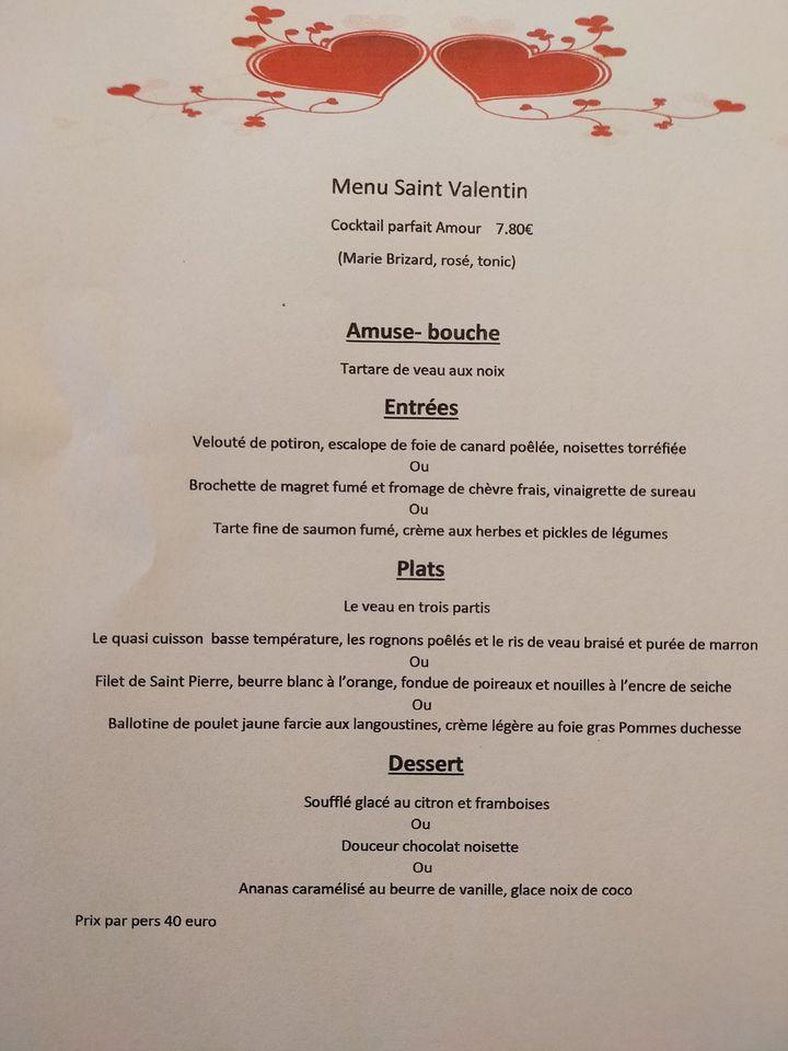 Menu au Le Wiener Wald restaurant, Bootzheim