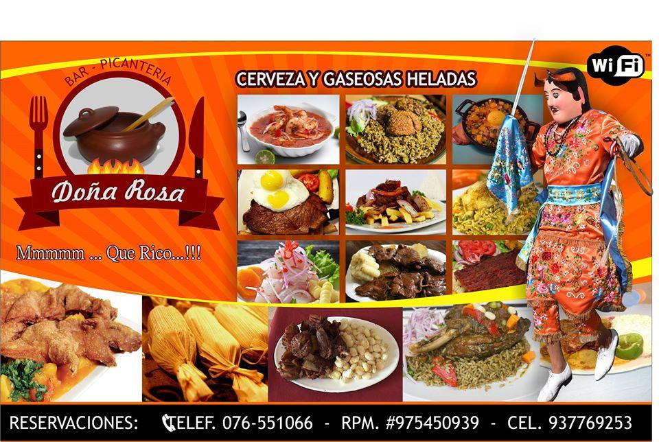 Menu at Bar-Picanteria "DOÑA ROSA", Cajamarca