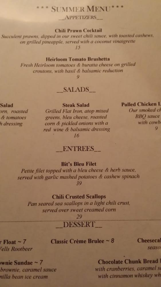 Menu At Broken Bit Steakhouse Quartz Hill menu-at-broken-bit-steakhouse-quartz-hill