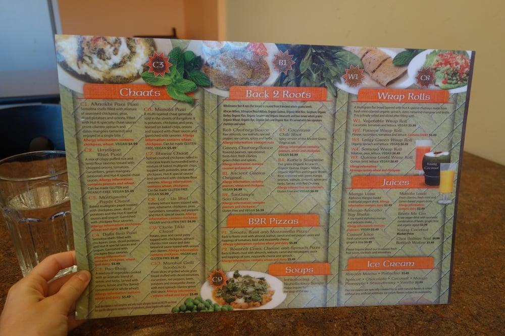 Menu at Hut-K restaurant, Ann Arbor, Packard Rd