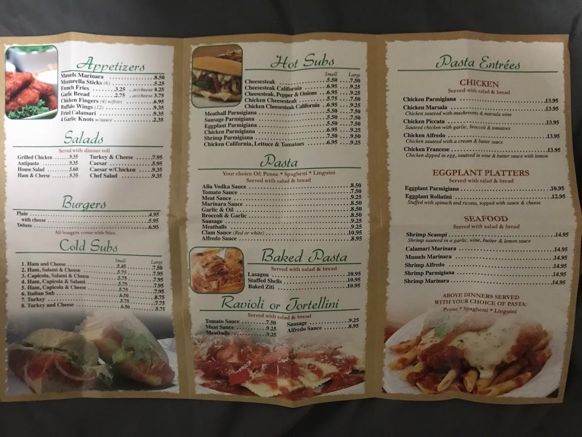 Menu at D & D Pizza & Restaurant, Lakewood Township