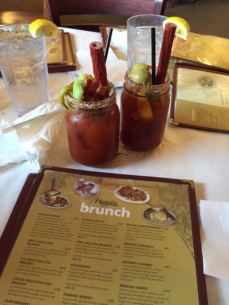 Menu at Mason's Grill restaurant, Baton Rouge