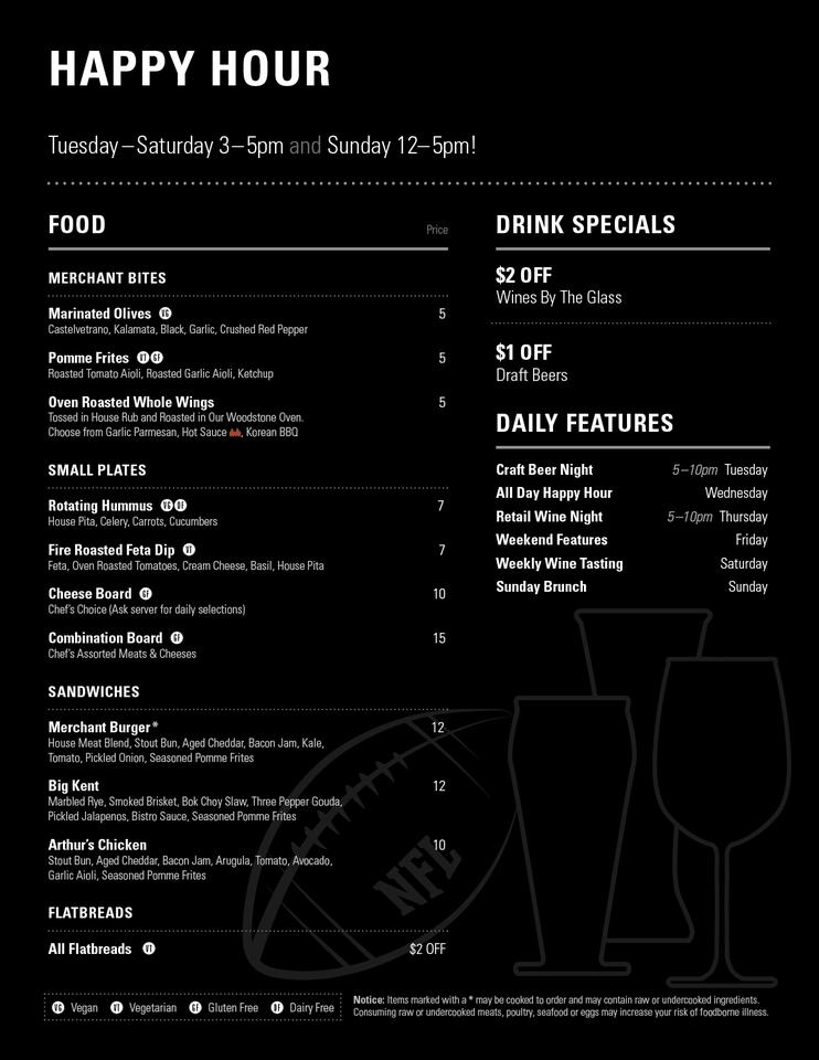 Menu at The River Merchant pub & bar, Kent