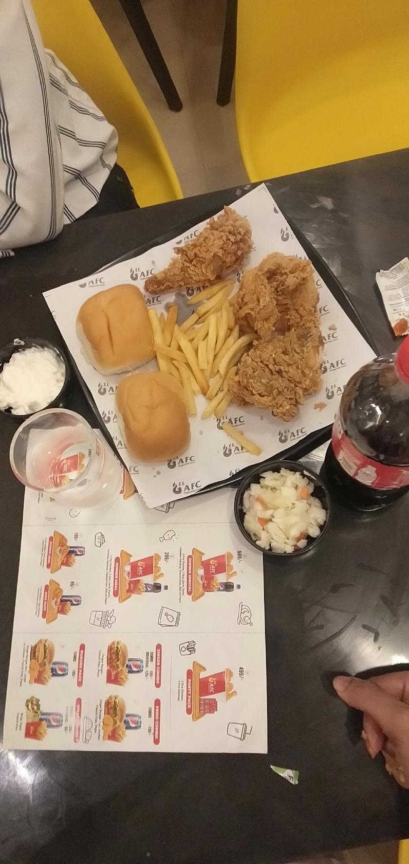 Menu at AFC Fried Chicken, New Naduvil