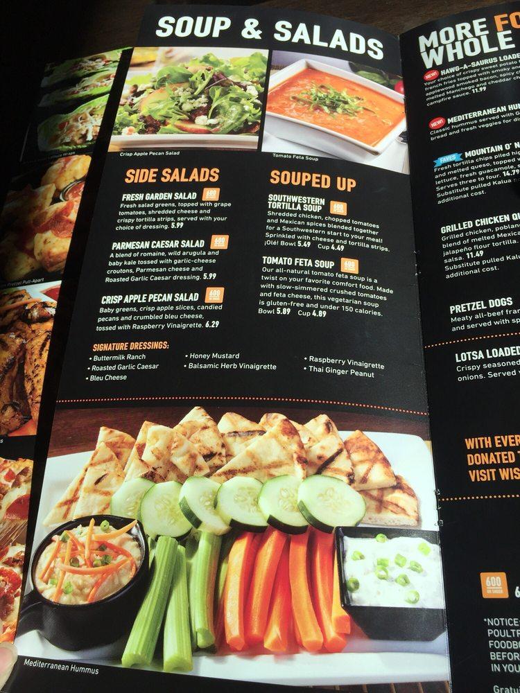 Menu at Dave & Buster's pub & bar, Honolulu