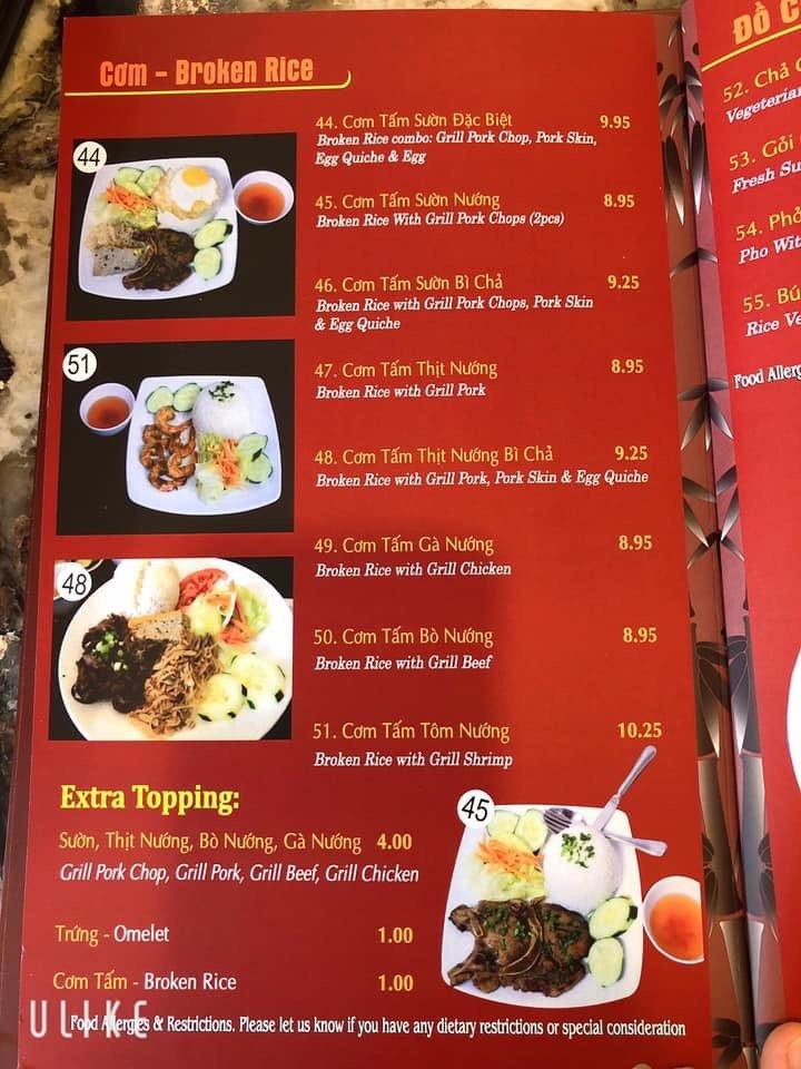 Carta del restaurante Mr Pho Vietnamese Noodle House, North East
