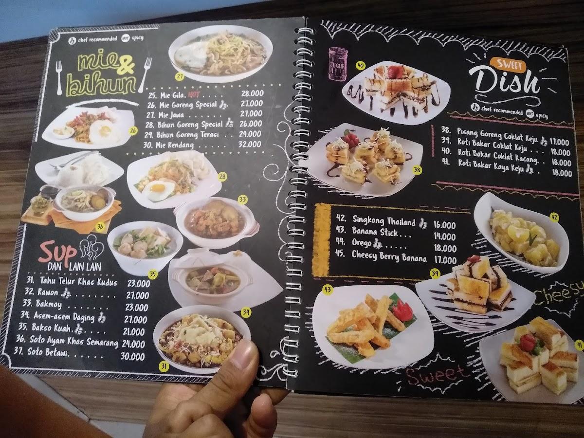 Menu at KFC Teluk Betung restaurant, Bandar Lampung, Chandra Supermarket