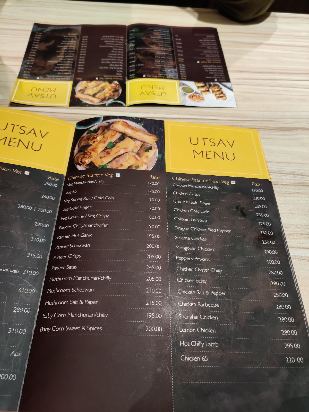 Menu at Utsav Veg & Non veg Restaurant, Thane