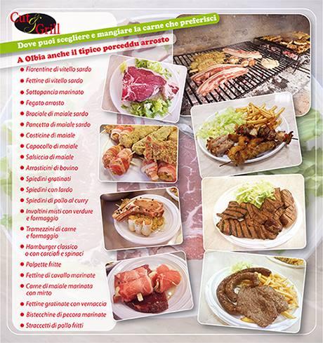 Menu at CUT & GRILL restaurant, Sassari