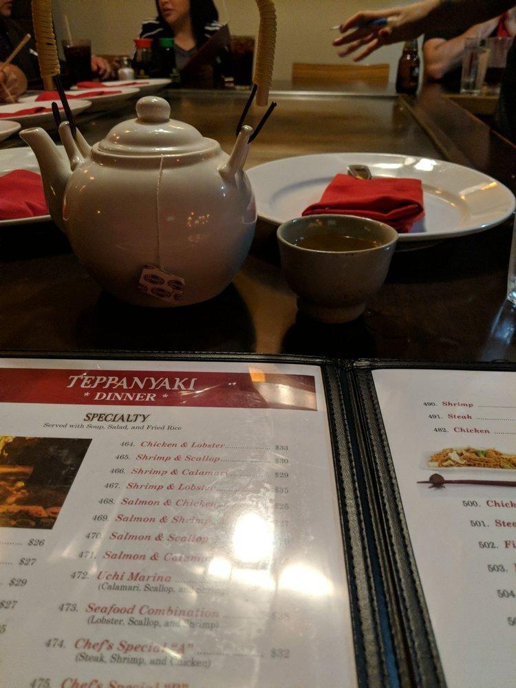 Menu at Kohnami restaurant, South Padre Island