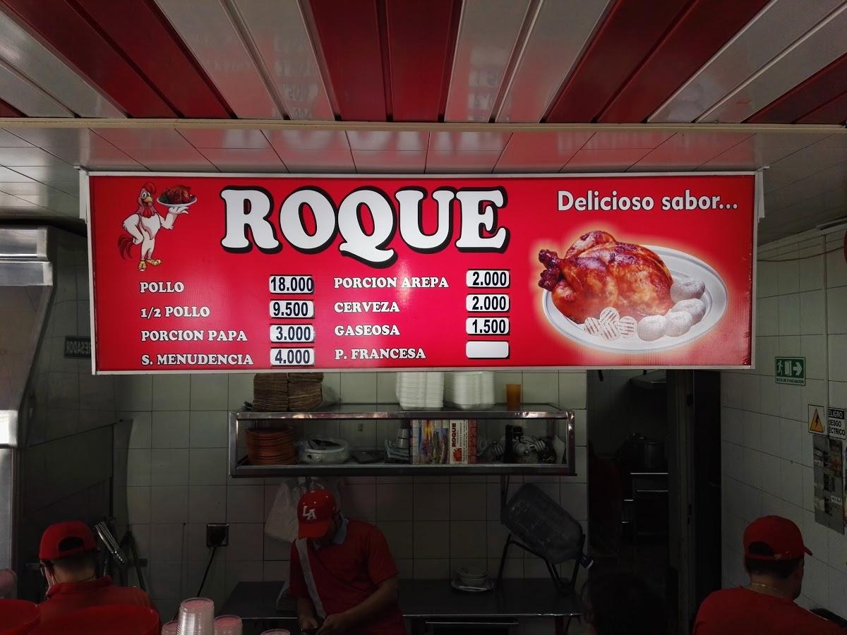 Carta del restaurante Roque Pollo Asado, Bogotá