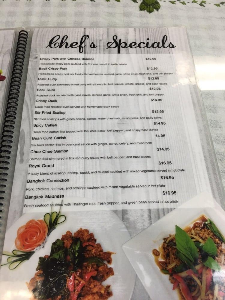 Menu at Siri Thai Restaurant Las Vegas, Henderson, Windmill Pkwy