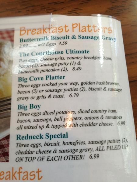 Menu at Sunrise & Sunset restaurant, Green Cove Springs