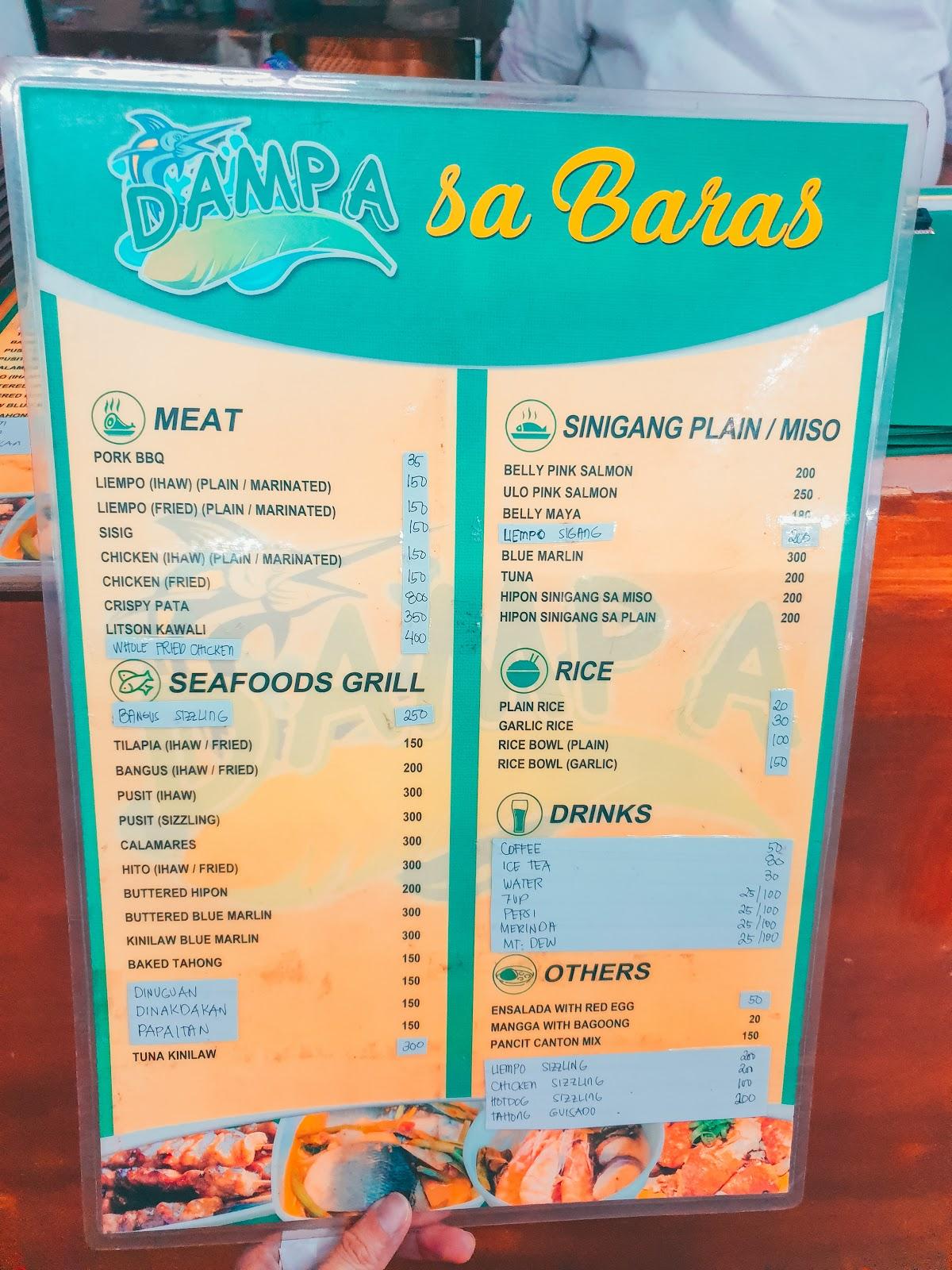 Menu at Dampa sa Barras, Antipolo