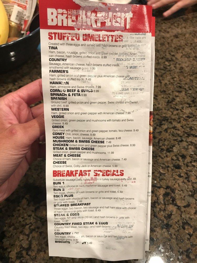 Menu at Stuffed Bun restaurant, Shelby charter Township
