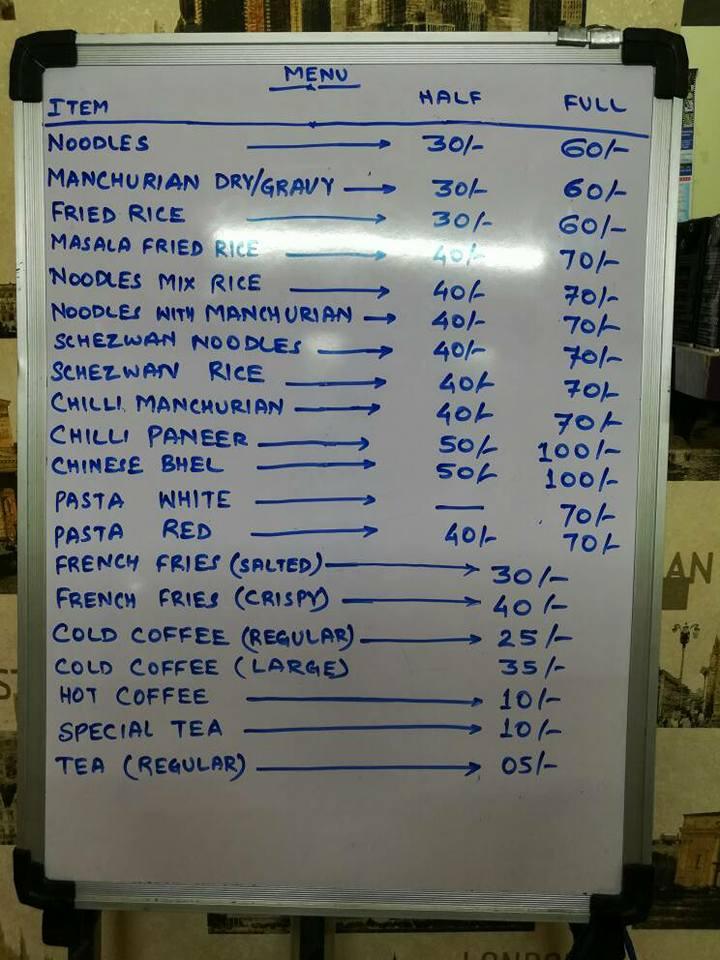 Menu at Seven Eleven Restro n Cafeteria, Indore