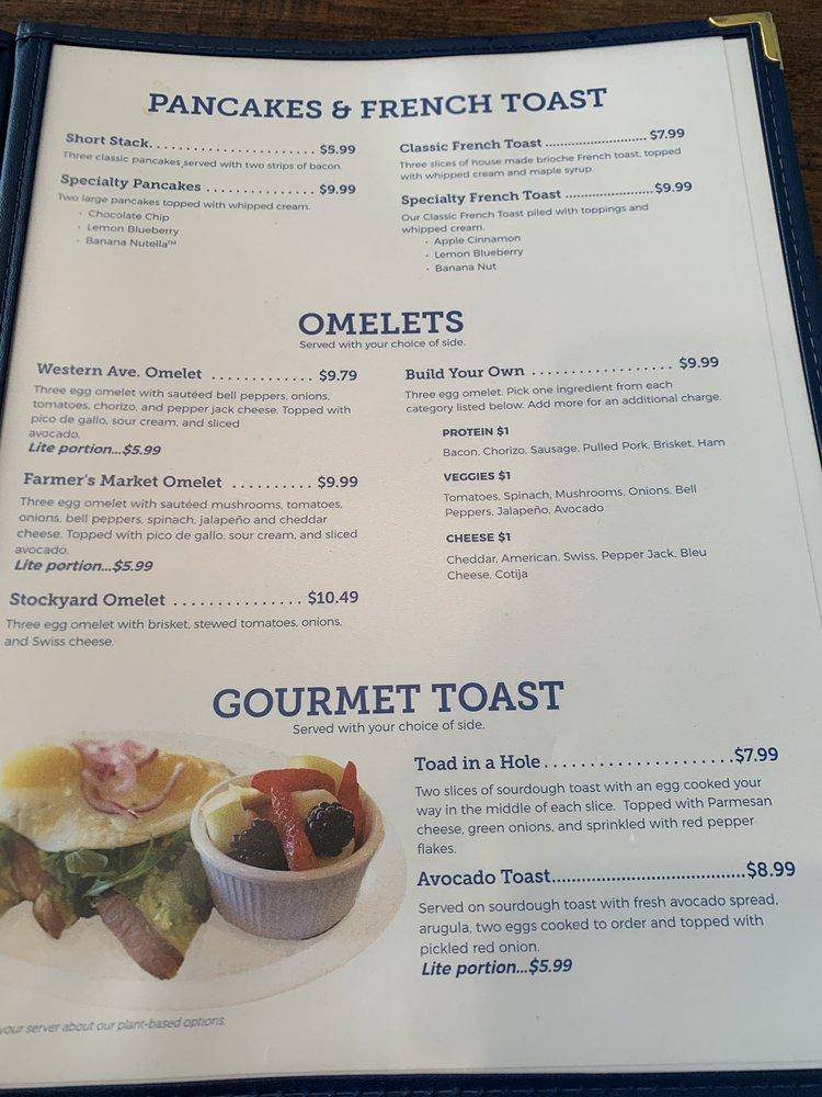 Menu at Sunnyside Diner Edmond restaurant, Edmond