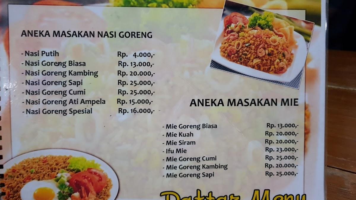 Menu at RM. kencana Indah restaurant, Pagar Alam
