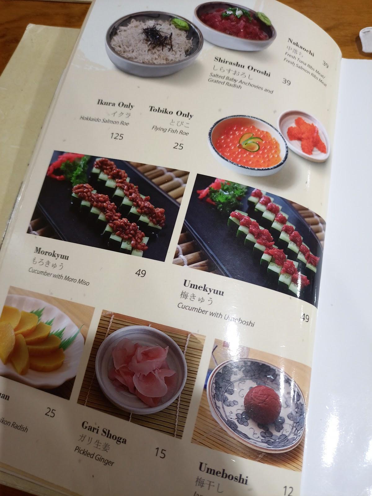 Menu at Saga Japanese Restaurant, Surabaya, No. 7