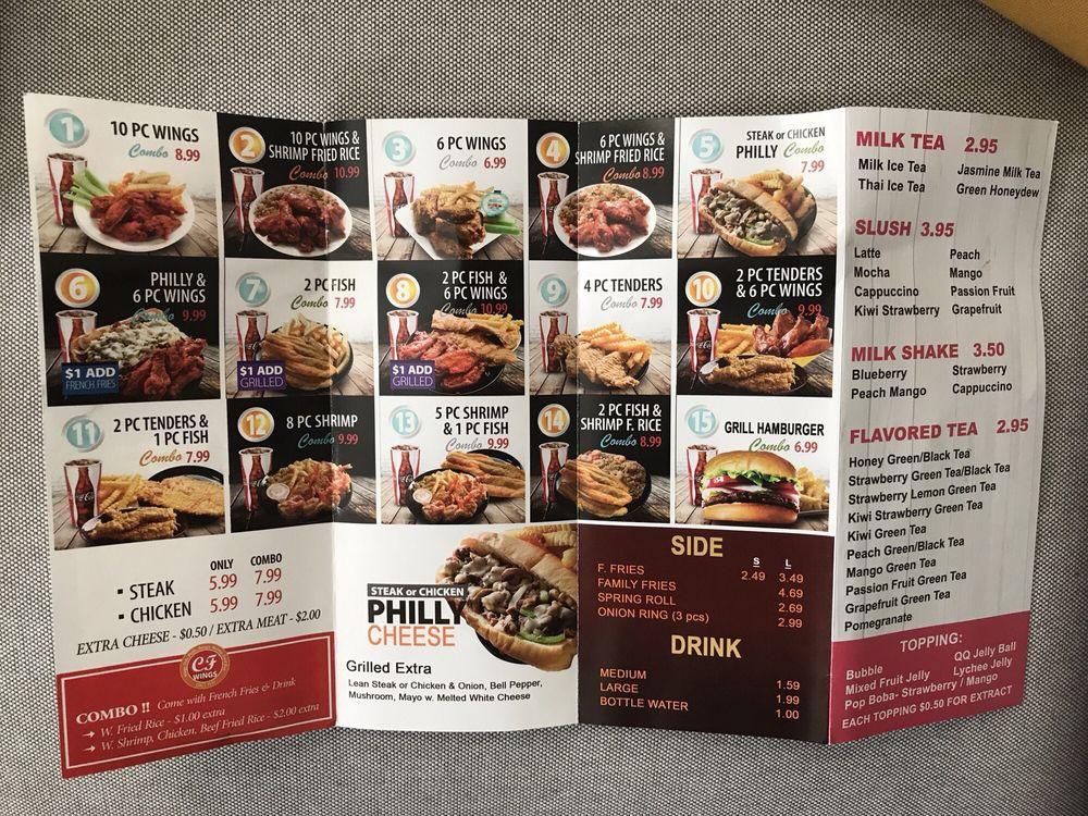 Menu at Craft Fry Wing restaurant, Tampa
