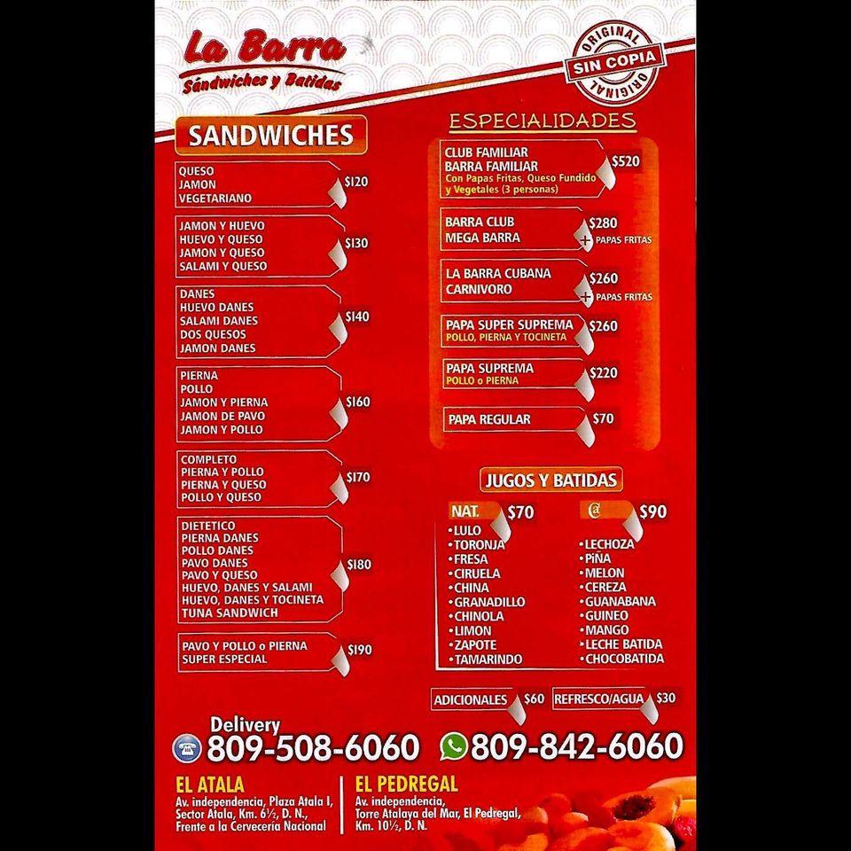 Carta de La Barra, Santo Domingo, Plaza Atala I