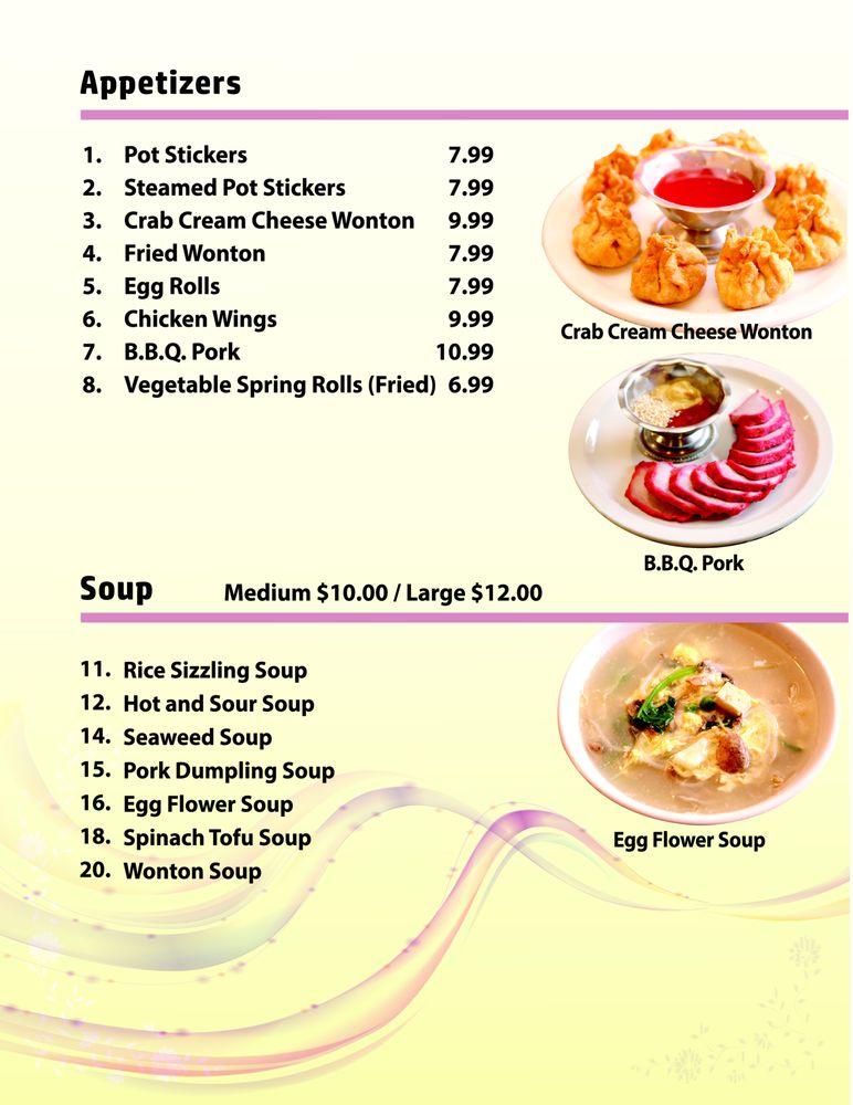 Menu at Tea Leaf 2 restaurant, Lacey