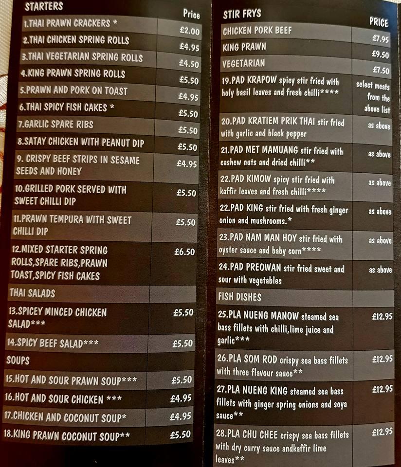Menu at Chapel's Wine Bar, Northwich