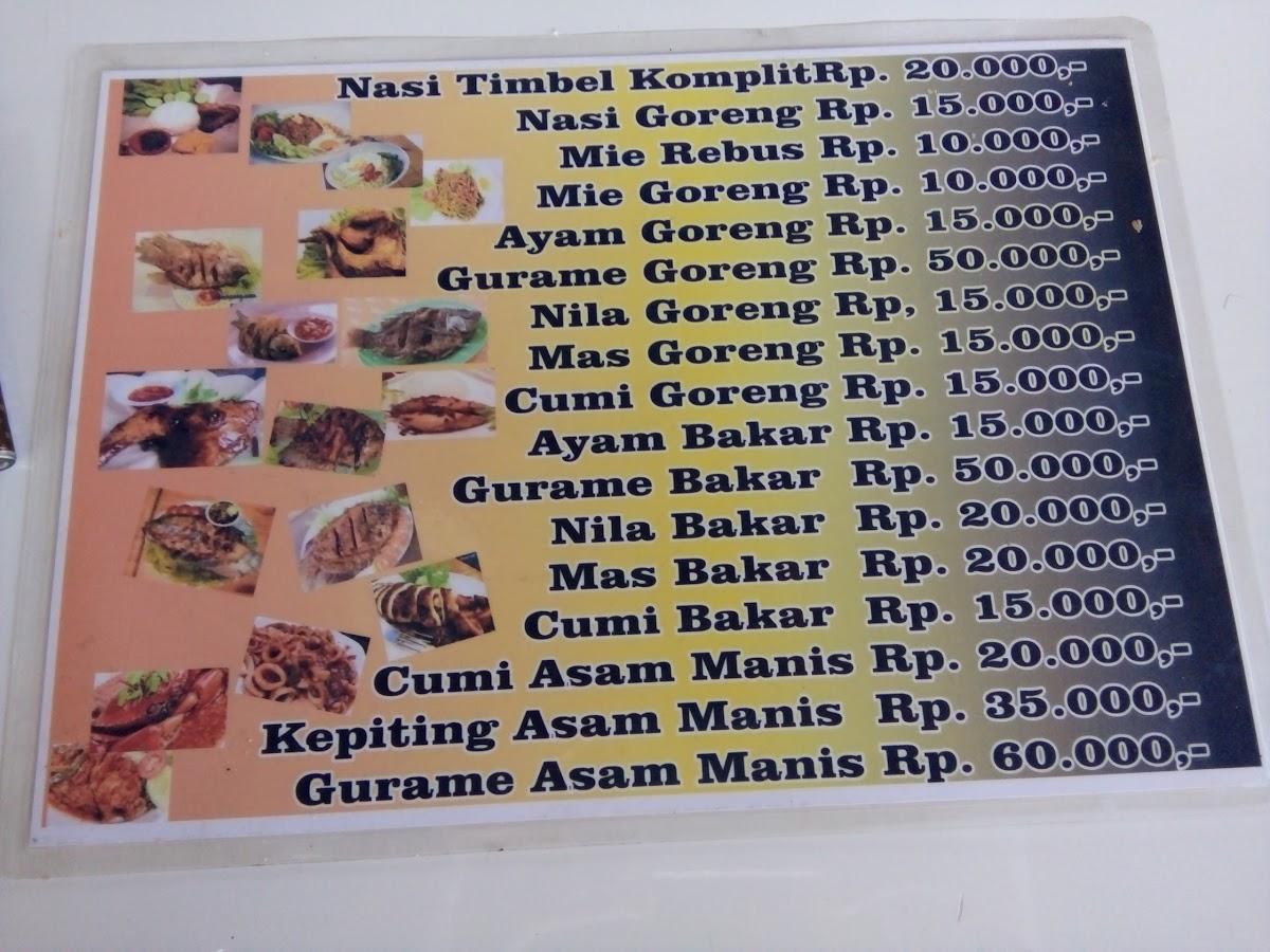 Menu at Warung makan Lesehan Sop Ikan Neng Jihan, Ciater