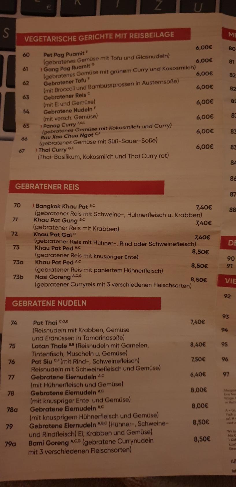 Speisekarte von Asia Hong Sushi Bar, Hengersberg