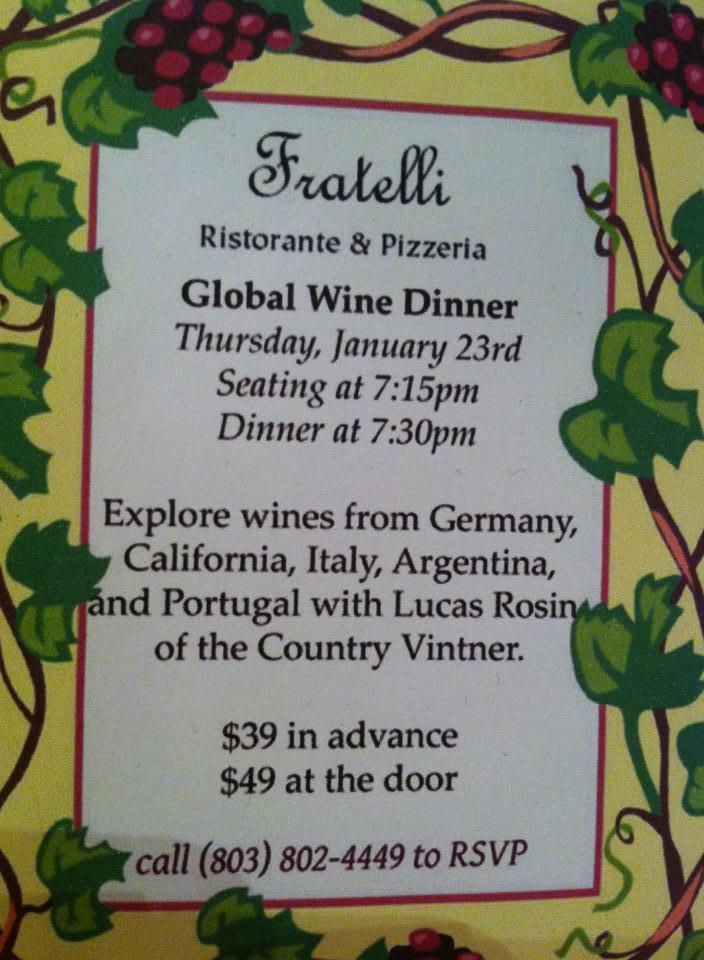 Menu at Fratelli pizzeria, Fort Mill, 975 Market St #101