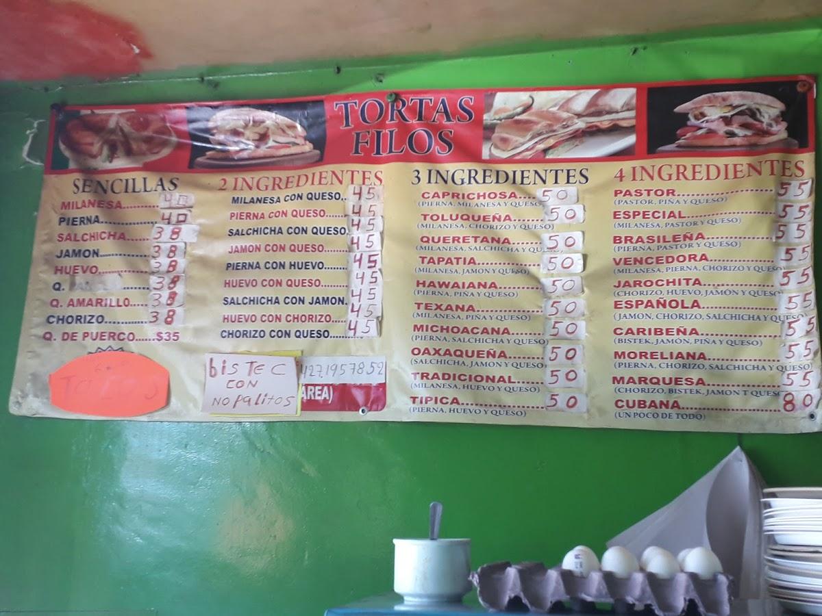 Carta de Tortas Filos, Santiago de Querétaro, C. Fray F. Galindo 2