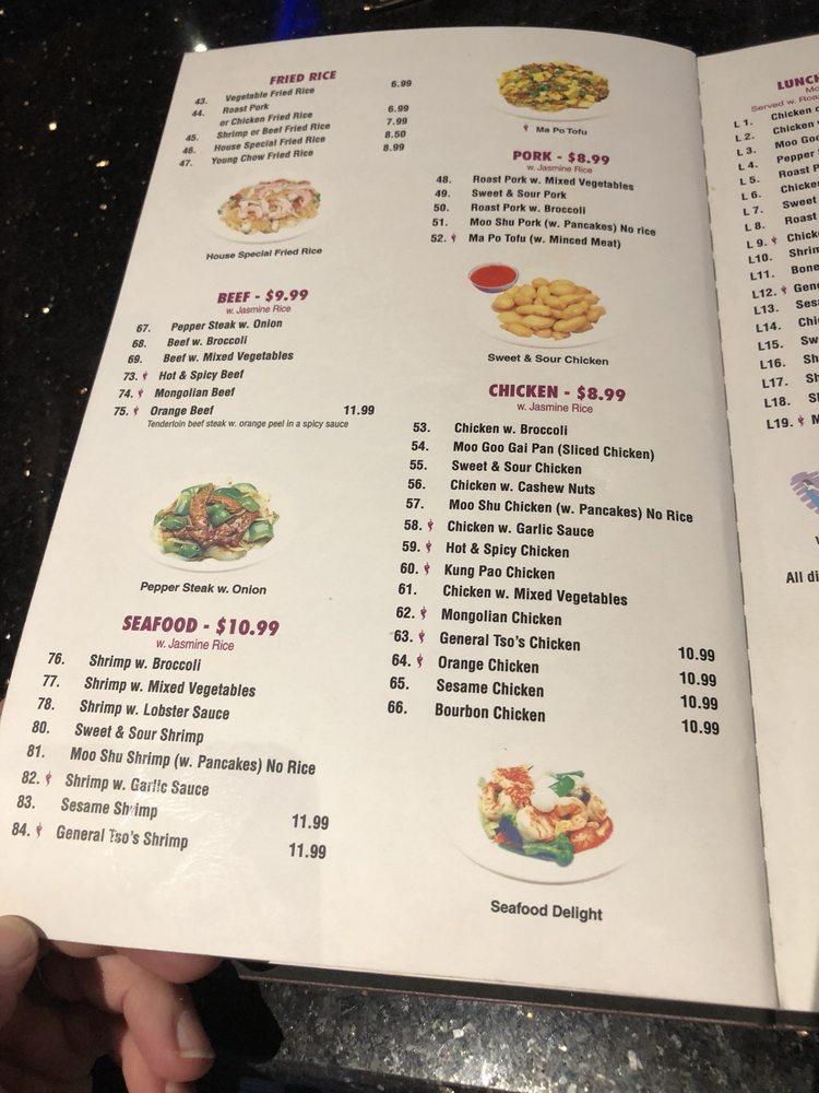 Menu at Red Bowl Asian Bistro restaurant, Deltona, Saxon Blvd #103