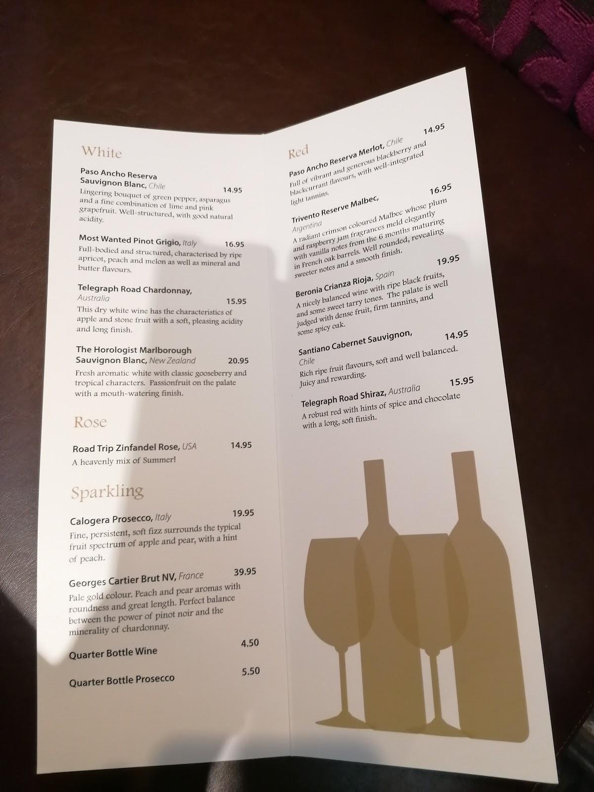 Menu at The Parlour Bar & Restaurant, Newtownards