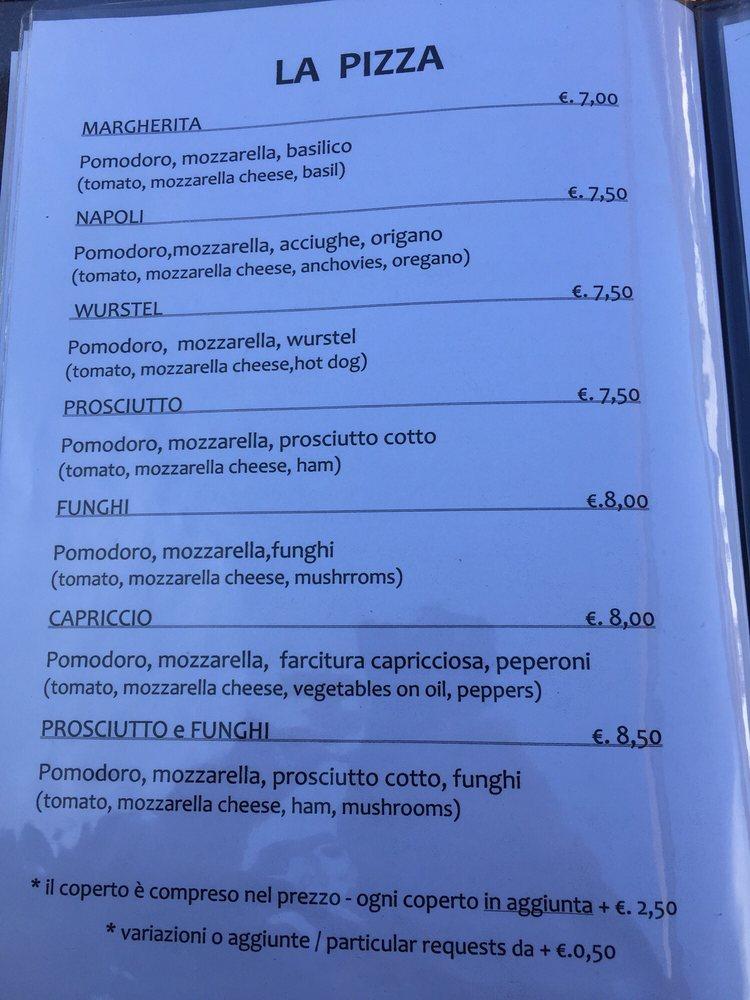 Menu da Bistrò Il Golfo - Lenno (co) pub & bar, Lenno